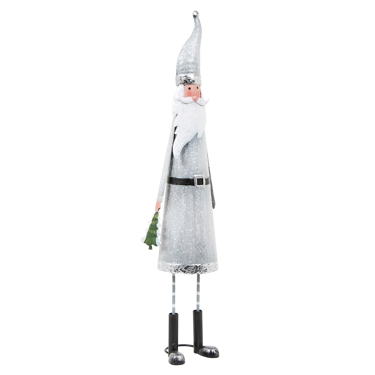 Buy Tall Nordic Silver Santa with Tree — The Worm that Turned ...