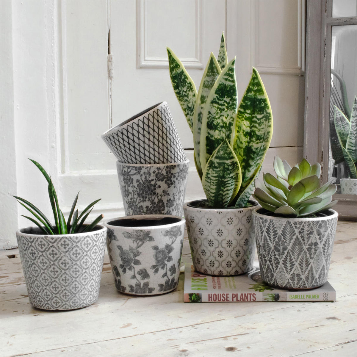 Buy Vintage Patterned Plant Pots — The Worm that Turned - revitalising ...
