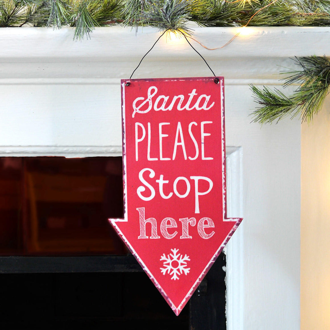 Buy Vintage Style Santa Stop Signs — The Worm that Turned ...