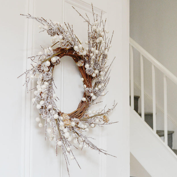 Buy White Berry and Pearl Wreath — The Worm that Turned - revitalising ...