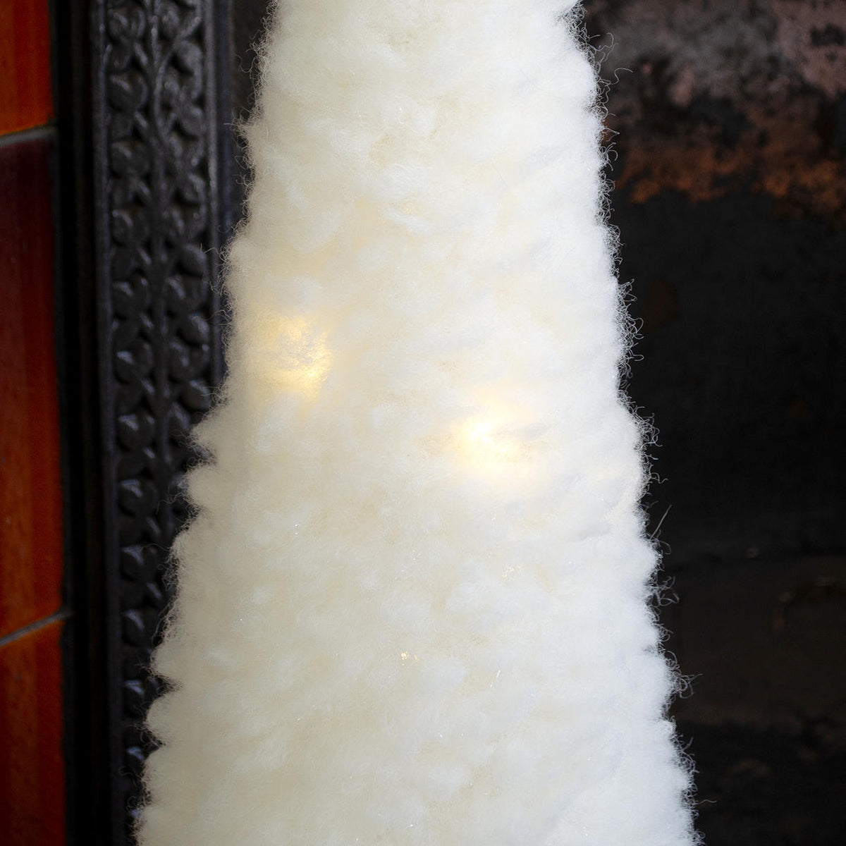 Buy Winter White Faux Fur Cone Tree — The Worm that Turned ...