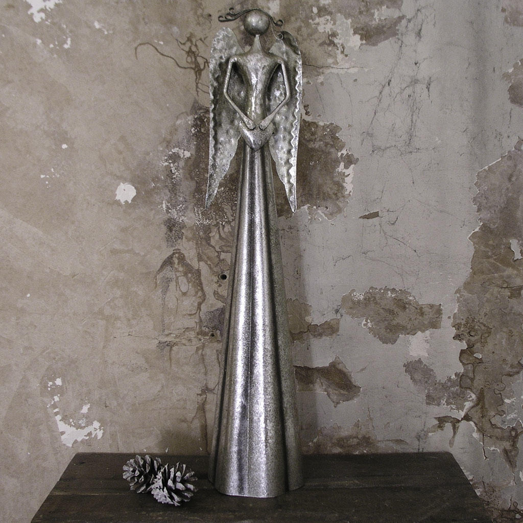 Buy Large Metal Angel with Heart — The Worm that Turned - revitalising ...