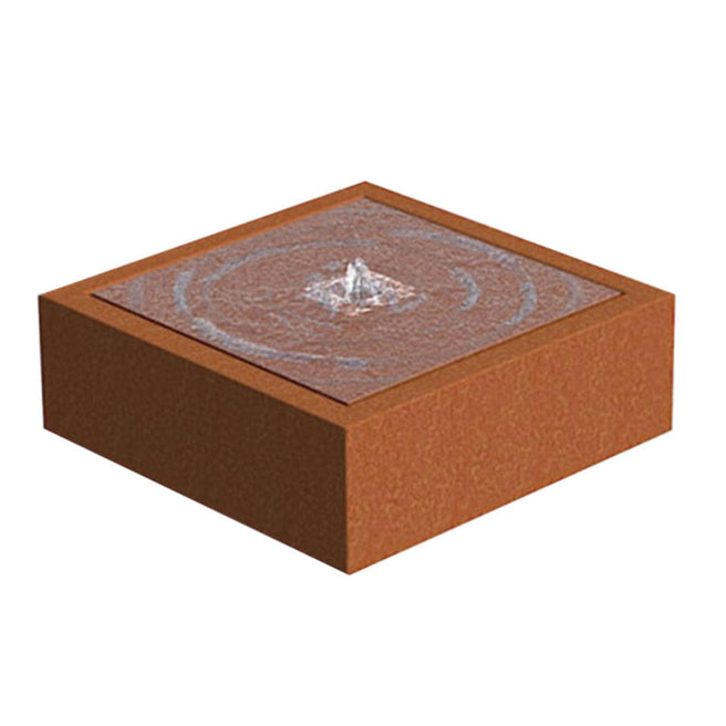 Buy Aluminium Square Water Feature with Fountain — The Worm that Turned ...