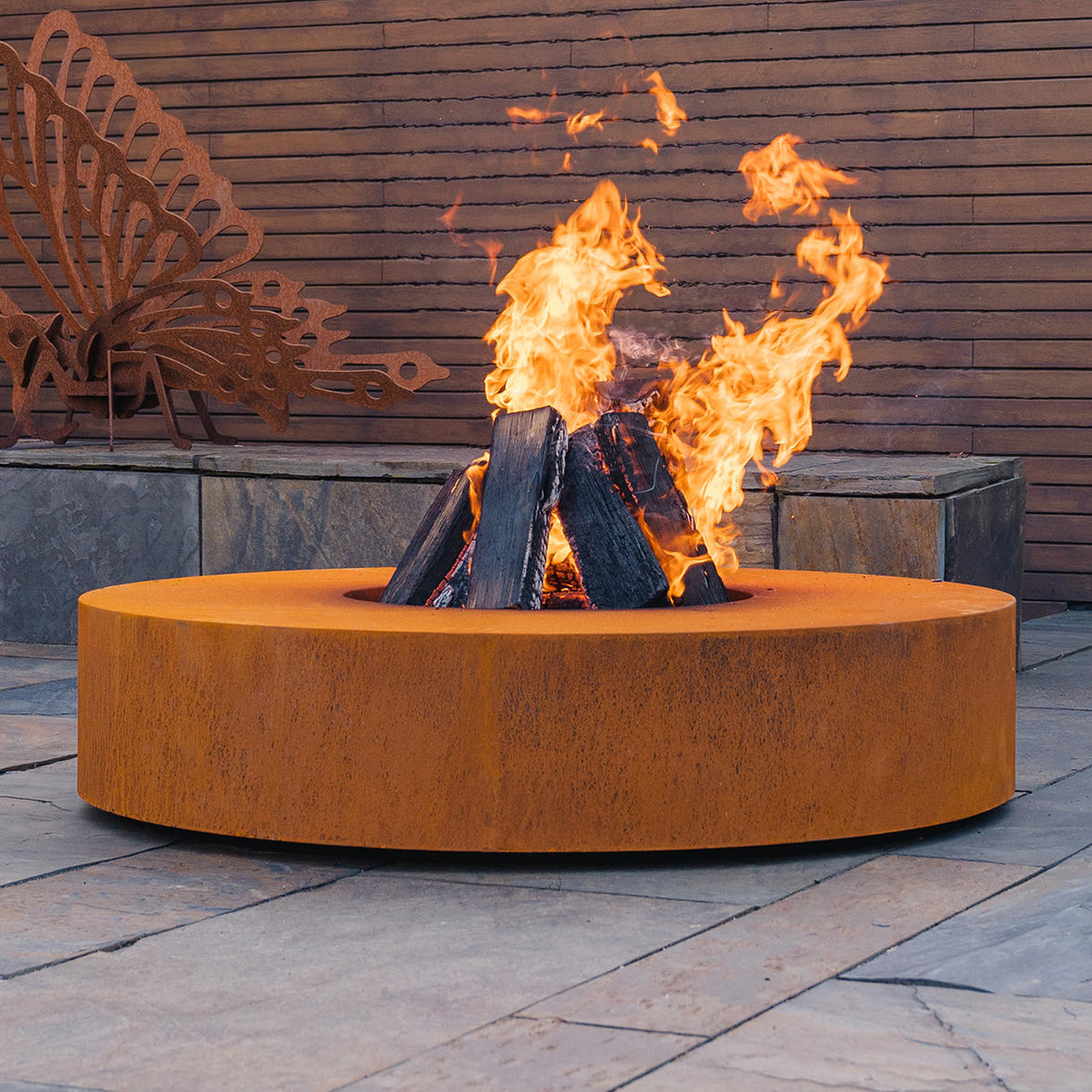 Steel Fire Pit Corten Fire Pits – Cor Ten Steel NZ