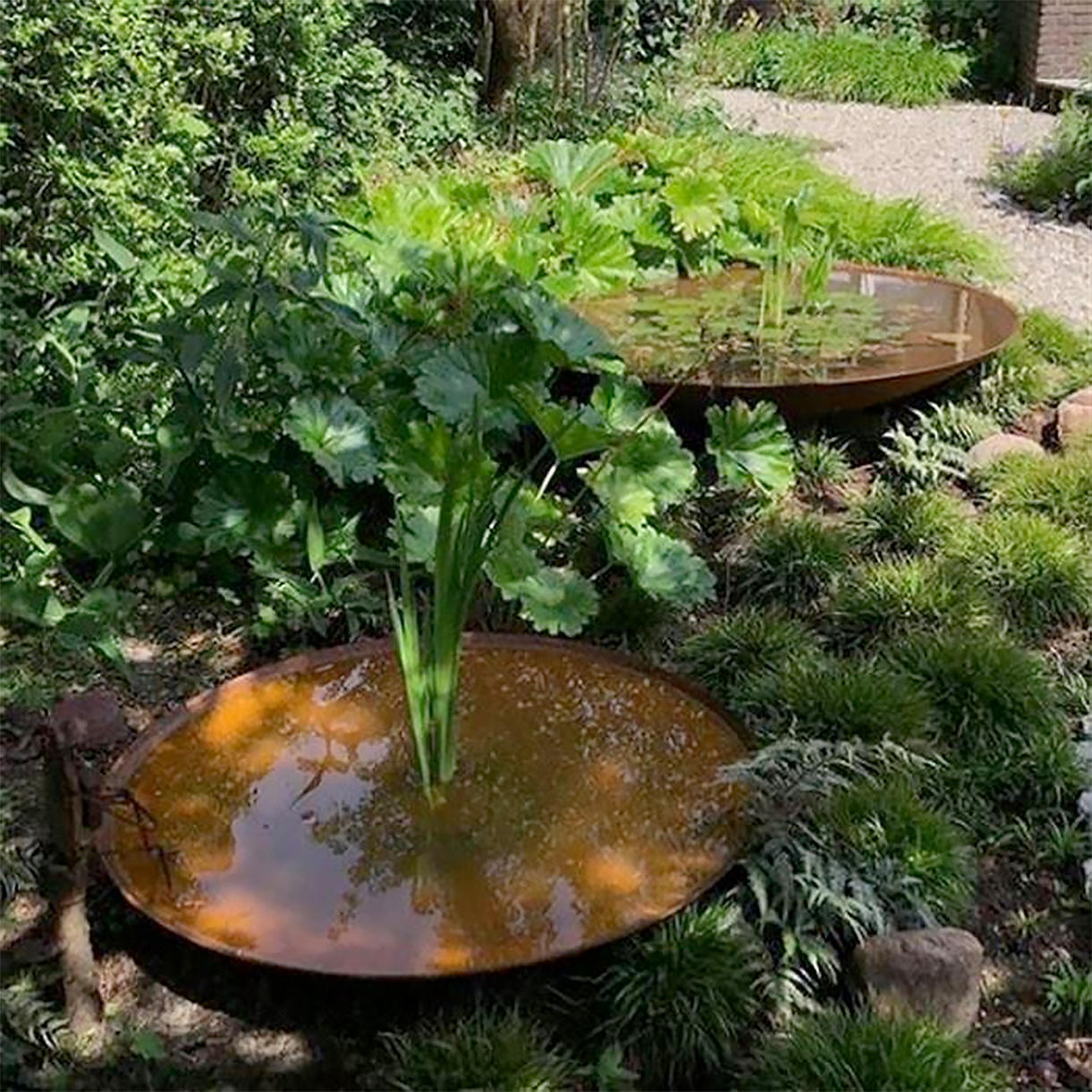Buy Reflective Water Pools - Corten Steel Bowls — The Worm that Turned ...