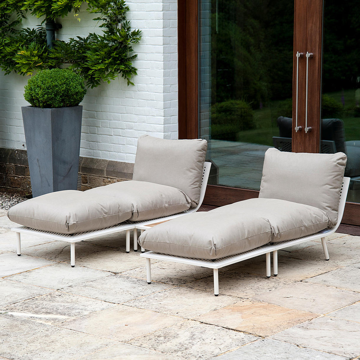Buy Beach Modular Outdoor Lounge Footstool — The Worm that Turned ...