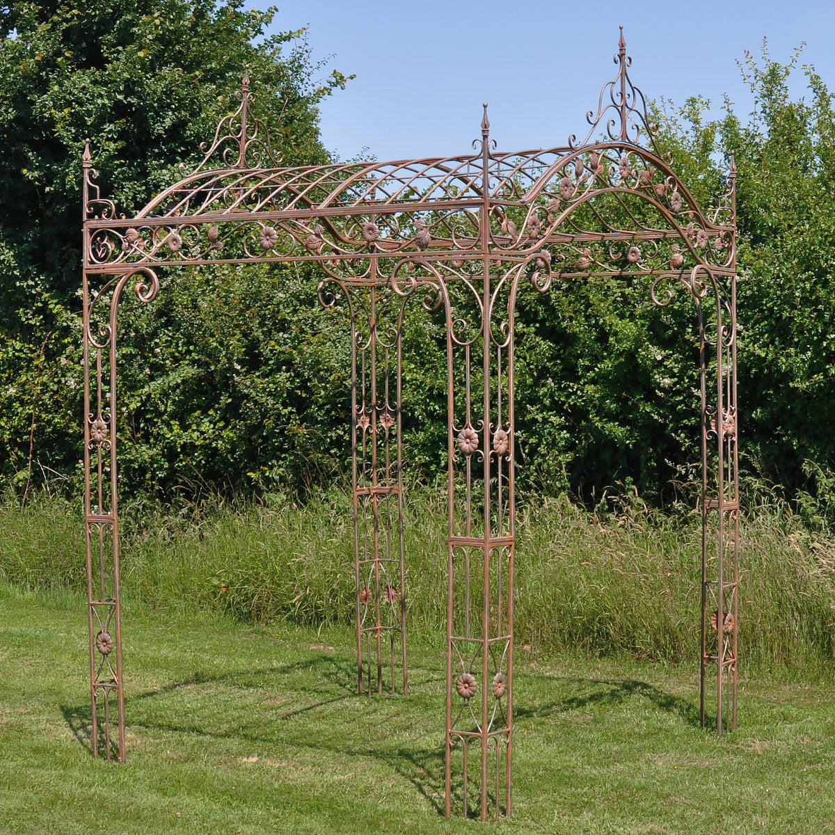 Buy Ornate Rustic Floral Square Pavilion — The Worm that Turned ...
