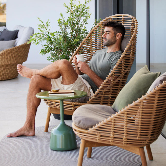 Buy Hive Highback Chair With Teak Legs — The Worm that Turned ...