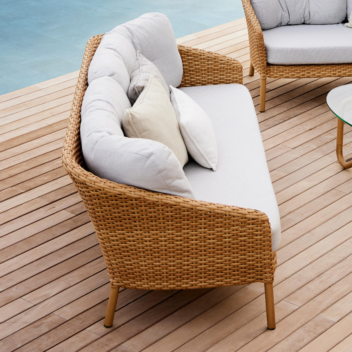 Buy Ocean Large Woven Outdoor 3 Seater Sofa — The Worm that Turned ...