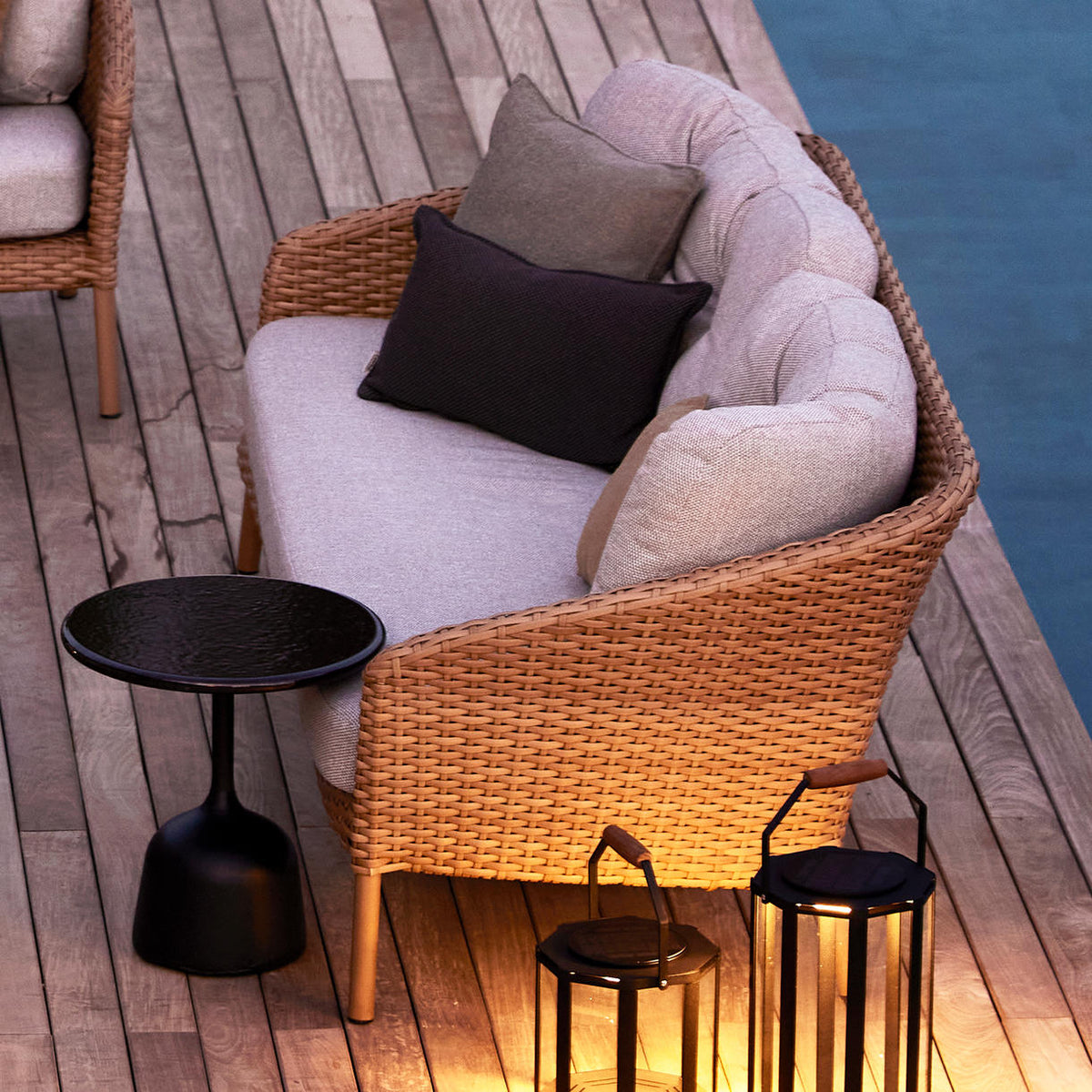 Buy Ocean Large Woven Outdoor 3 Seater Sofa — The Worm that Turned ...