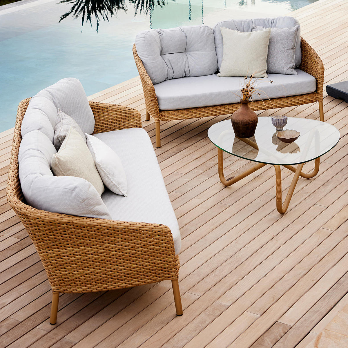 Buy Ocean Large Woven Outdoor 2 Seater Sofa — The Worm that Turned ...