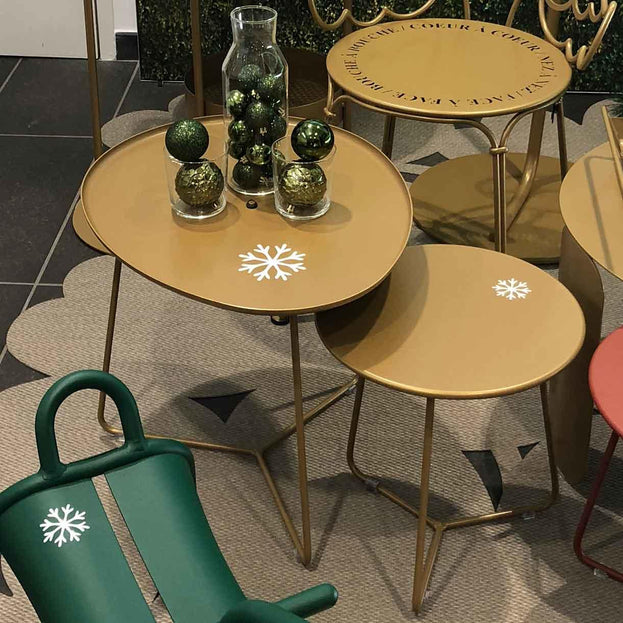 Buy Fermob Limited Edition Gold Fever Cocotte Low Table with Tray — The ...