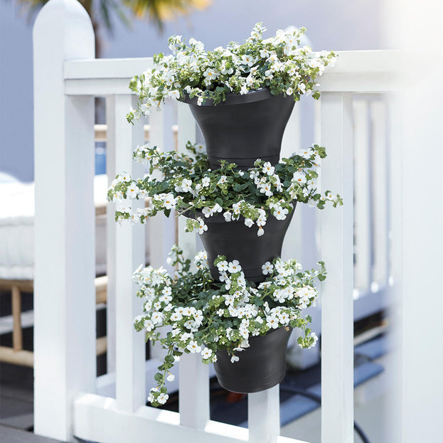 Buy Hanging Vertical Wall Planter - Set of 3 Pots — The Worm that ...
