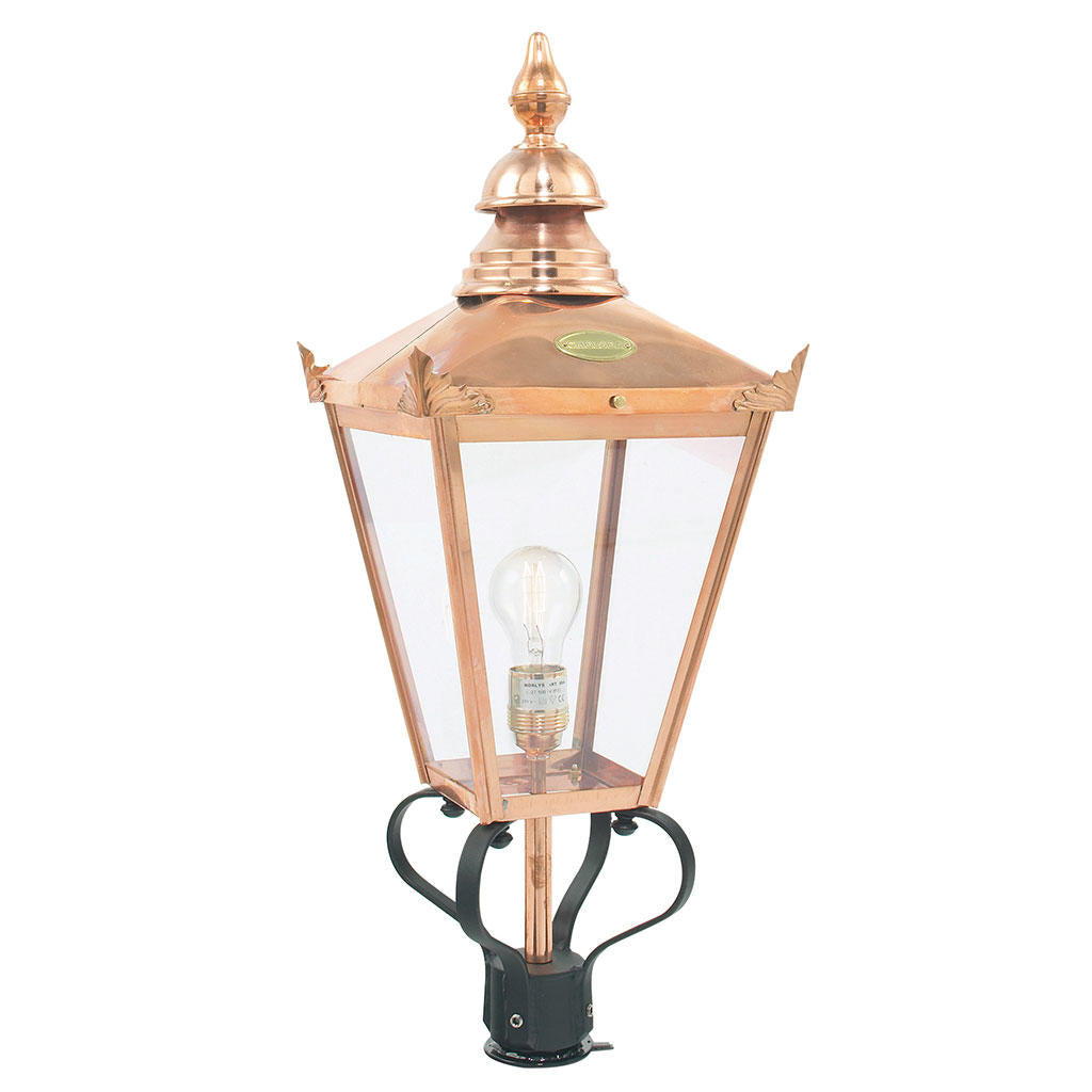 Buy Chelsea Grande Outdoor Pedestal Head Lantern — The Worm that Turned ...