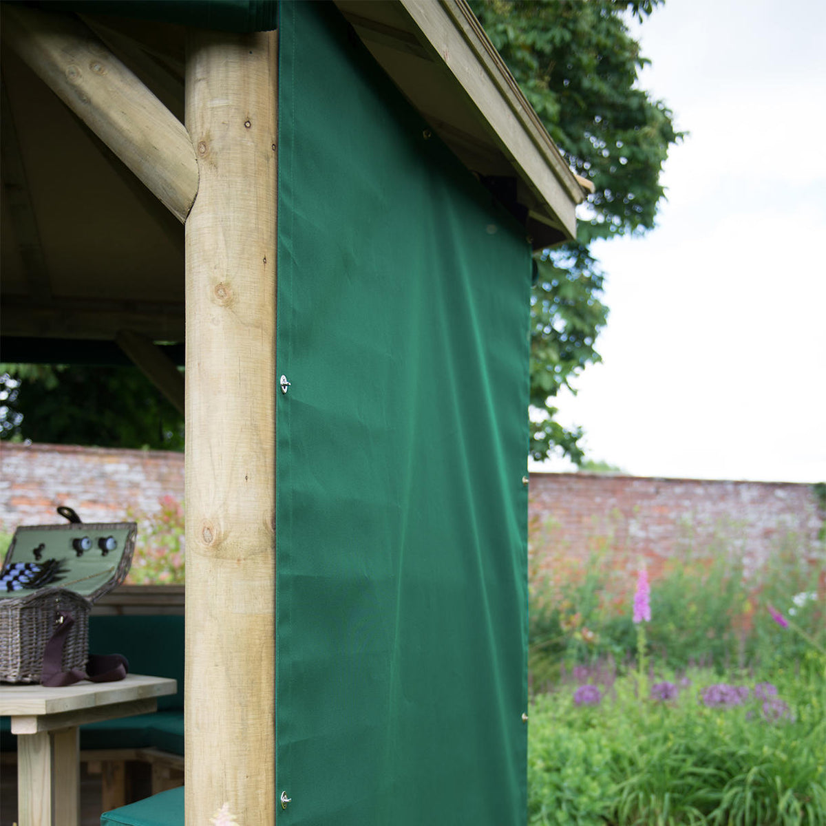 Buy Square Gazebo Garden Curtains — The Worm that Turned - revitalising ...