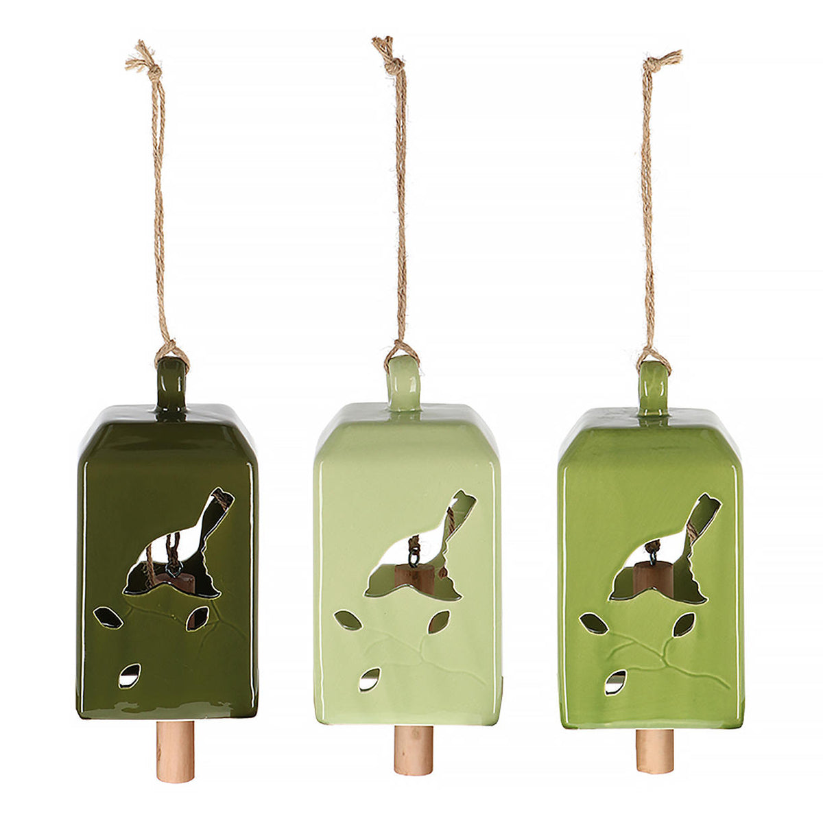 Buy Ceramic Windchimes with Bird Design — The Worm that Turned ...