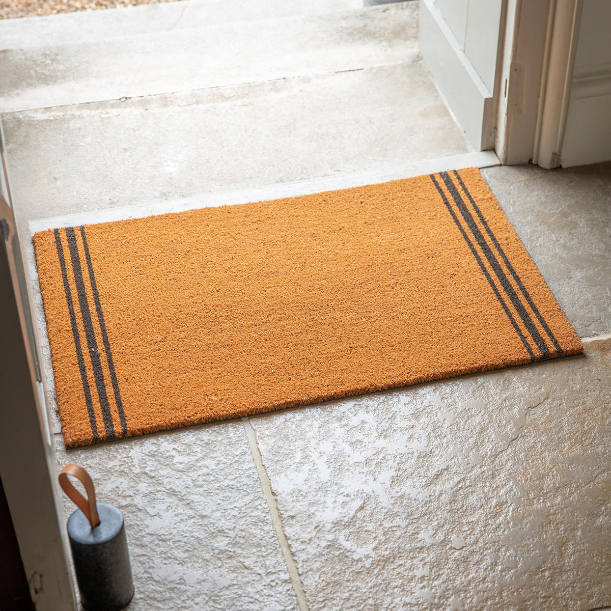 Buy Large Coir Triple Striped Doormat — The Worm that Turned ...