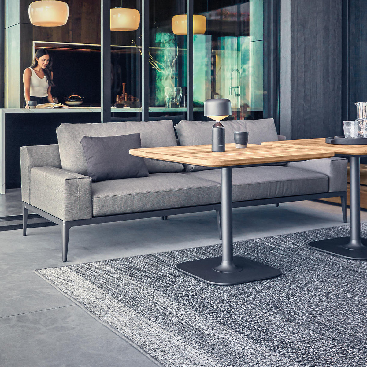 Buy Grid Left / Right Dining Sofa with Arm — The Worm that Turned ...