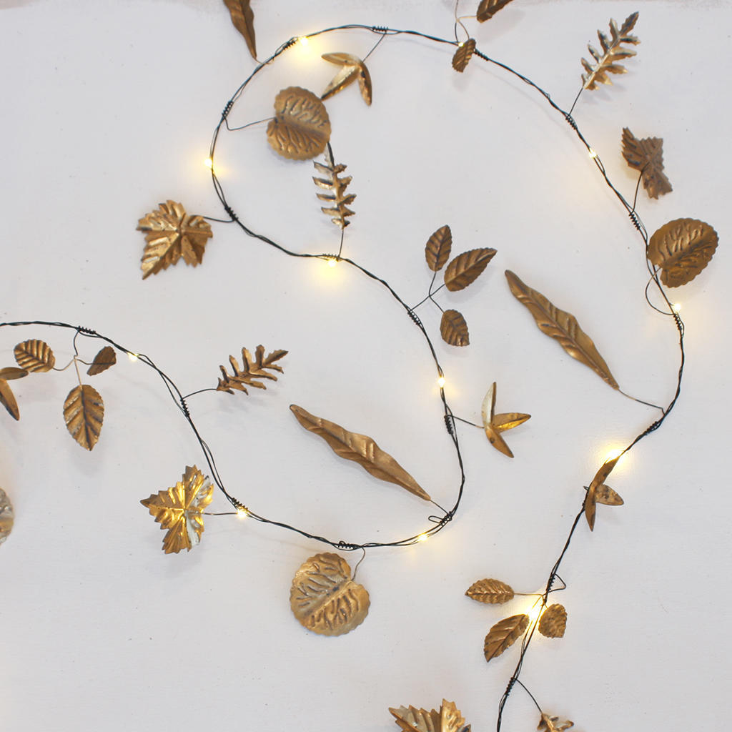 Buy LED Metallic Leaf lights — The Worm that Turned - revitalising your ...