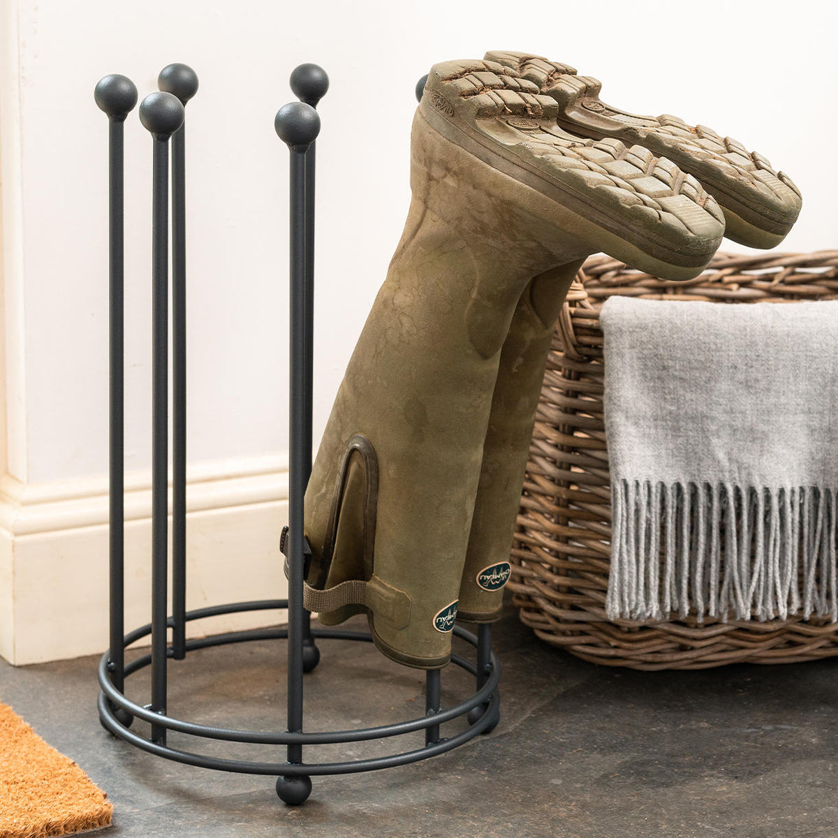 Buy Circular Steel Welly Boot Stand — The Worm that Turned ...