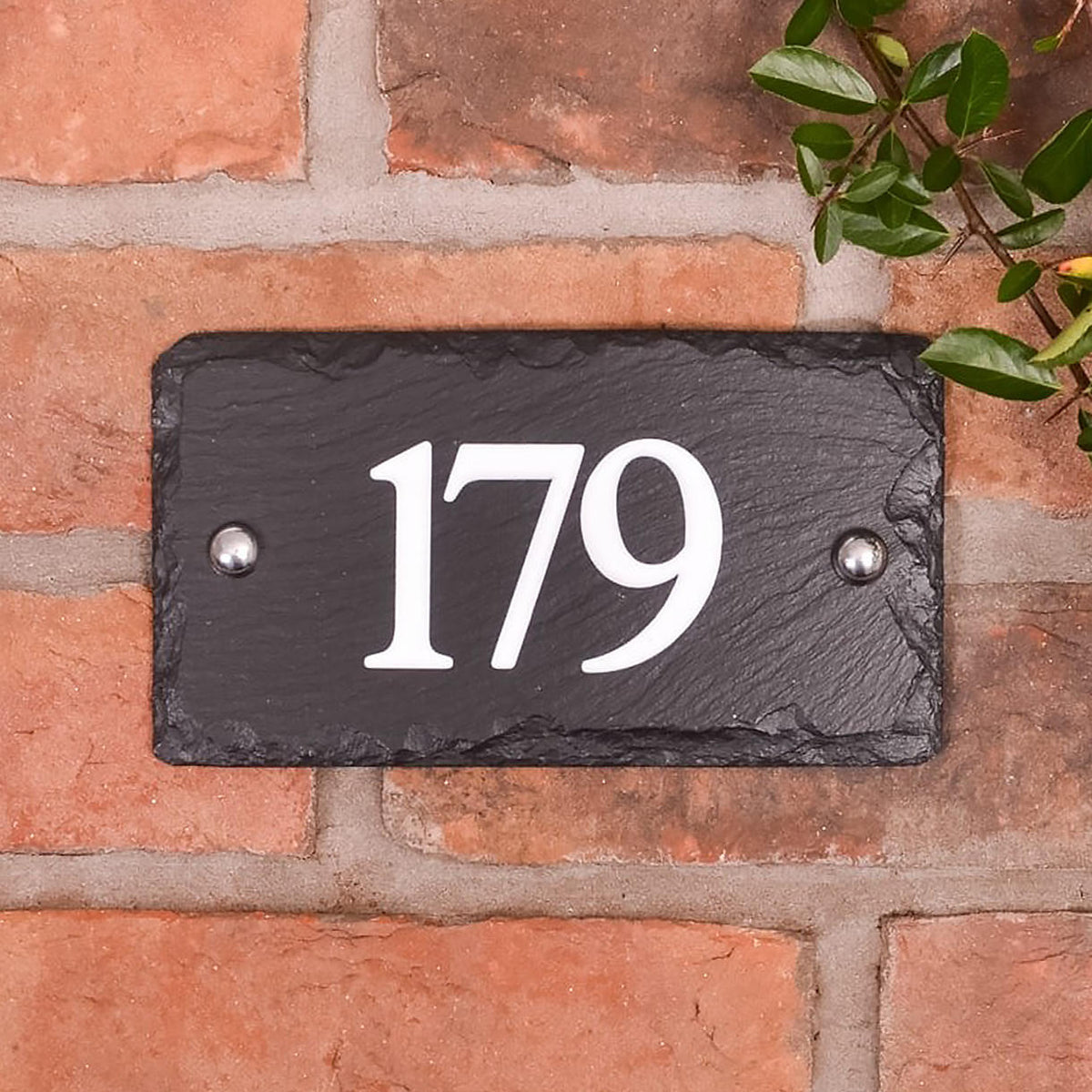 Buy Rustic Slate House Numbers — The Worm that Turned - revitalising ...