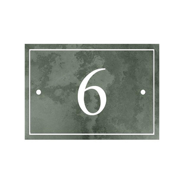 Buy Smooth Slate House Numbers — The Worm that Turned - revitalising ...