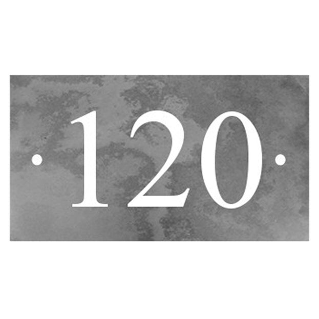Buy Smooth Slate House Numbers — The Worm that Turned - revitalising ...