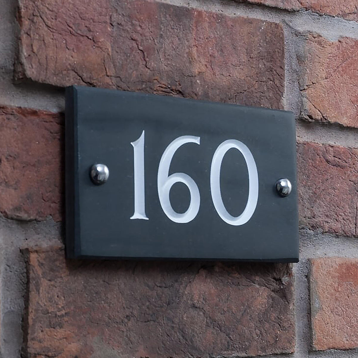 Buy Smooth Slate House Numbers — The Worm that Turned - revitalising ...