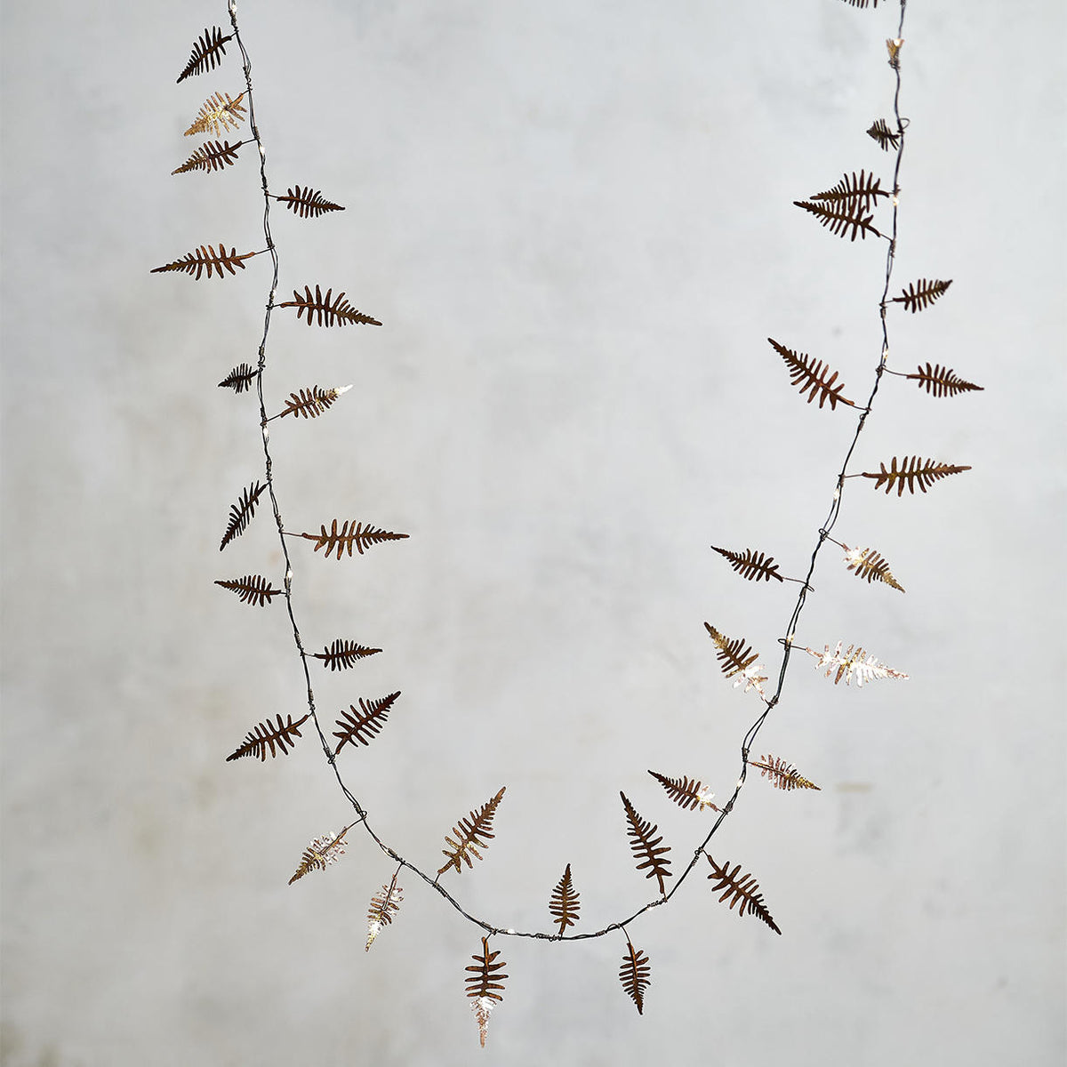 Buy Gold Fern Leaf LED String Lights — The Worm that Turned ...