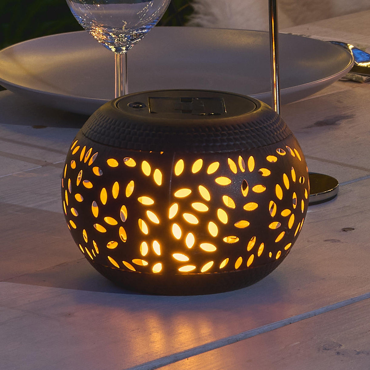 Buy Solar Flame Outdoor Lantern — The Worm that Turned - revitalising ...