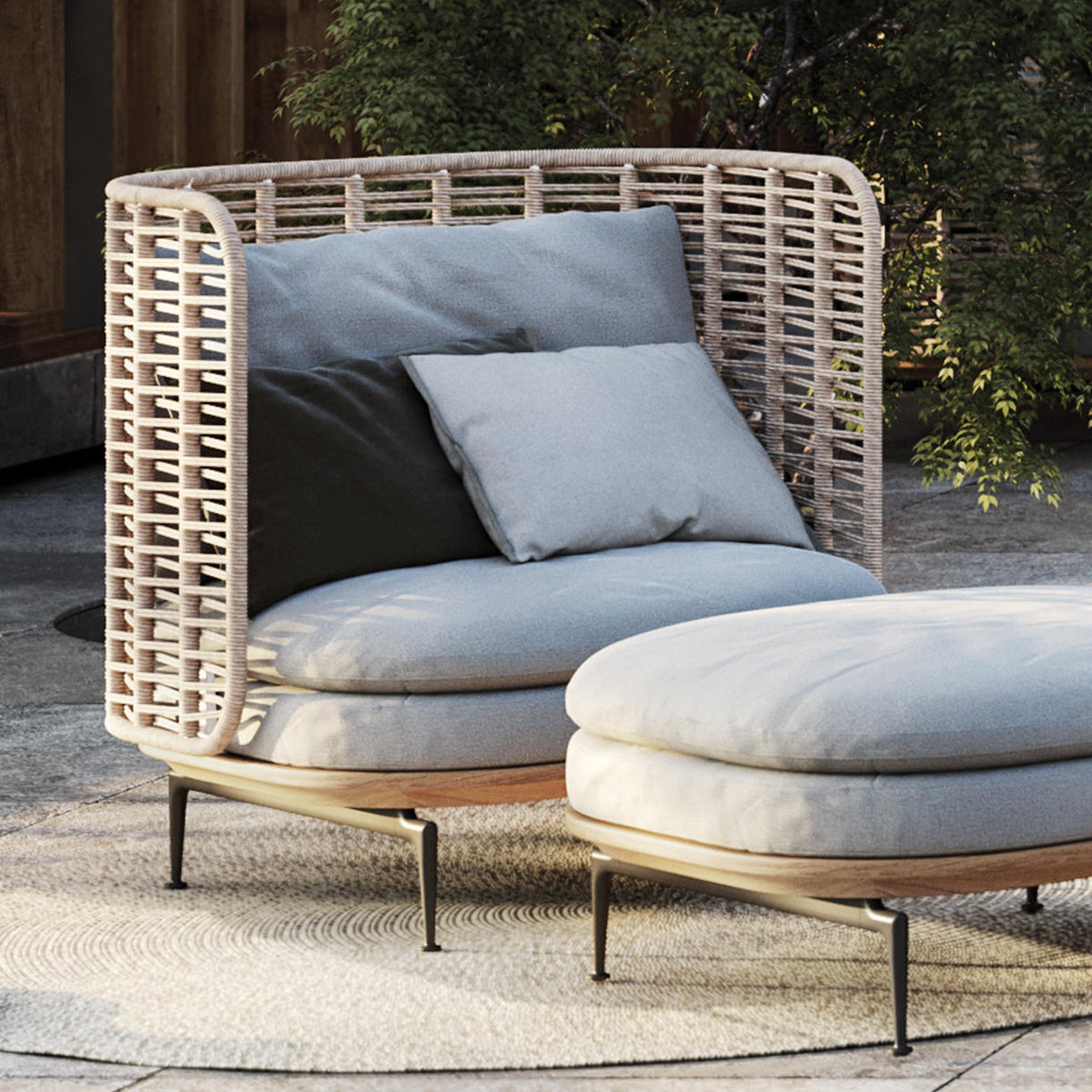 Buy Mistral High Back Lounge Chair — The Worm that Turned ...