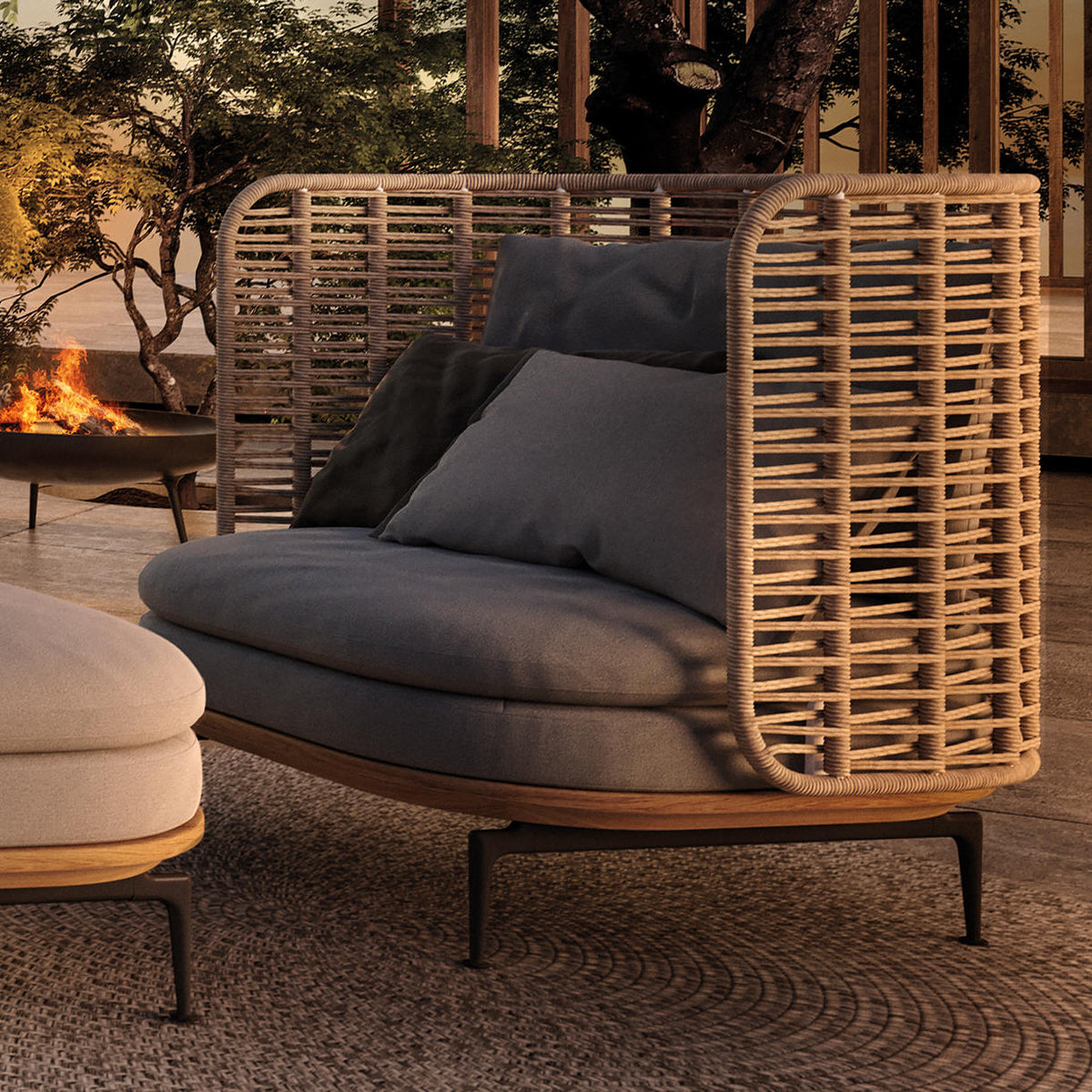 Buy Mistral High Back Lounge Chair — The Worm that Turned ...