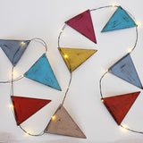 Buy LED Multi Colour Metal Bunting — The Worm that Turned ...