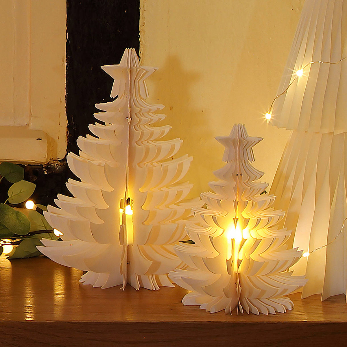 Buy Christmas LED Table Tree Decoration - Set of 2 — The Worm that ...