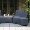 Buy Oasis Outdoor Curved Modular Seat — The Worm that Turned ...