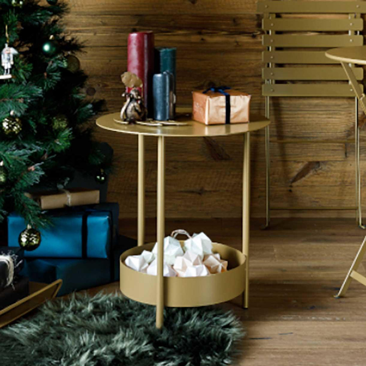 Buy Fermob Limited Edition Gold Fever Salsa Pedestal Table — The Worm ...